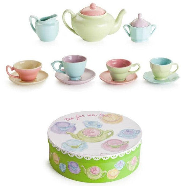 Child’s Colorful Tea Set – A Gifted Solution