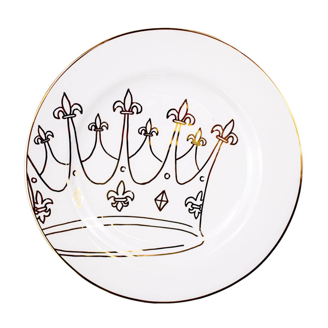 Golden Crown Plate Set of 4 – A Gifted Solution